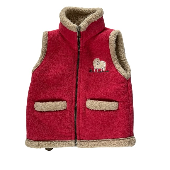 shire classics | Jackets & Coats | Vtg Shire Classics Pink Horse Fleece ...